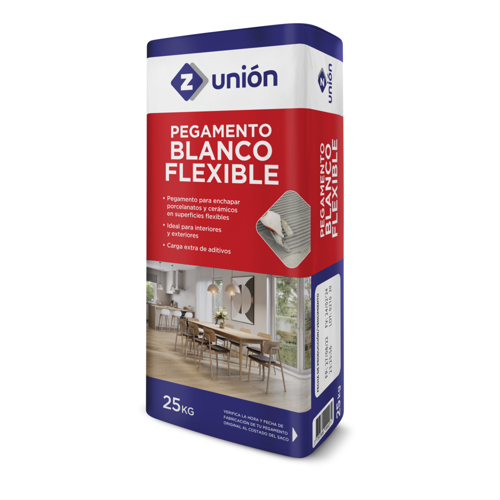Z UNION BLANCO FLEXIBLE : Pegamentos para cerámicos | Z Aditivos