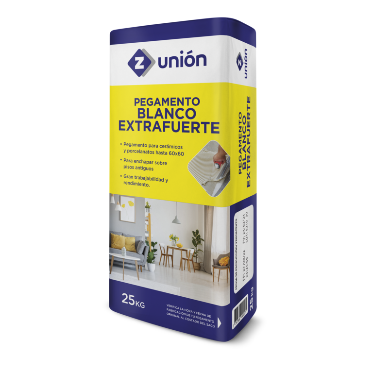 Z UNION BLANCO EXTRAFUERTE : Pegamentos para cerámicos | Z Aditivos